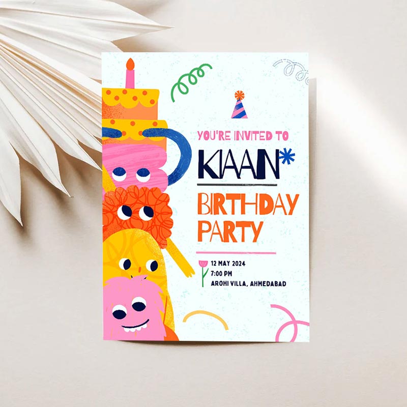 Kiaan Birthday Invitation – Precious Party Prints